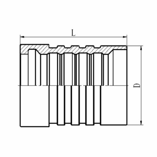 00621 Hydraulic Crimp Hose Ferrule China Factory - Topa