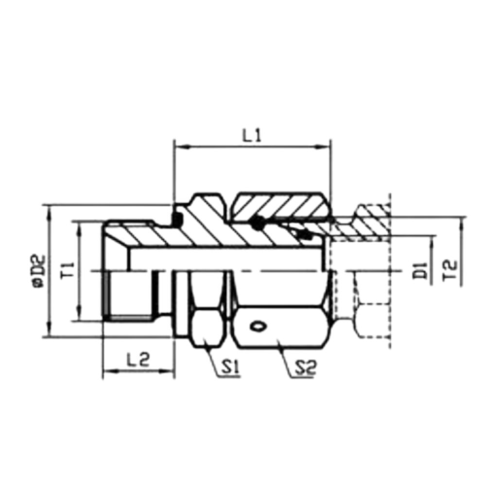 2BC/2BD-WDW Metric to BSP Fittings China Wholesaler-Topa