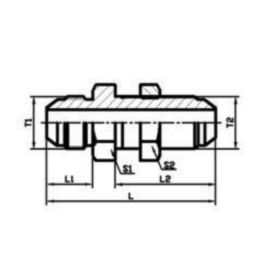 6Q Metric Bulkhead Adapter China Manufacturer-Topa