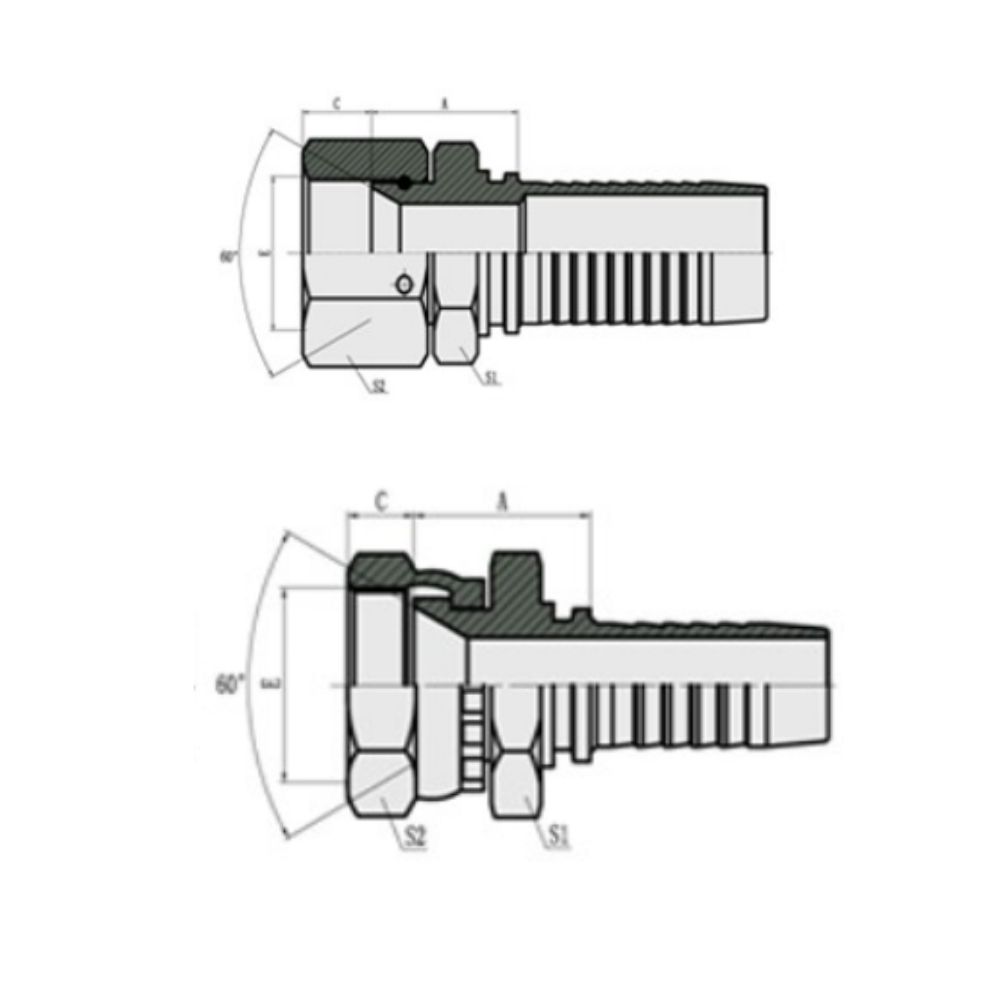 28611/28611-W Female Metric JIS Fittings China Factory-Topa