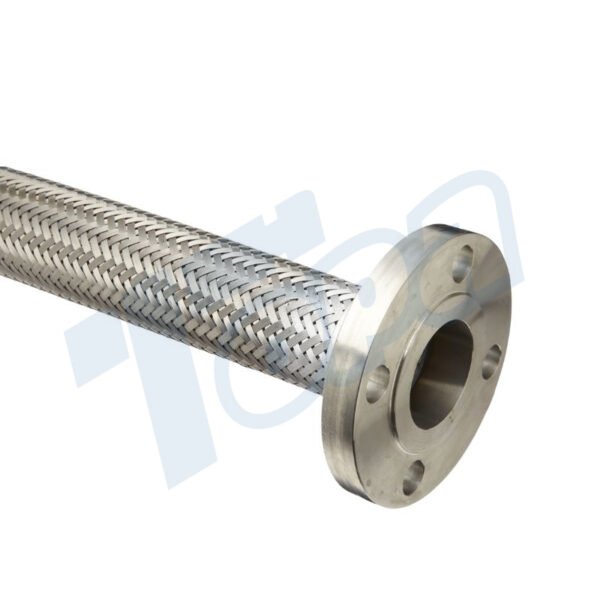 Raised Face Slip On Flange Flexible Metal Pipe Assembly-Topa