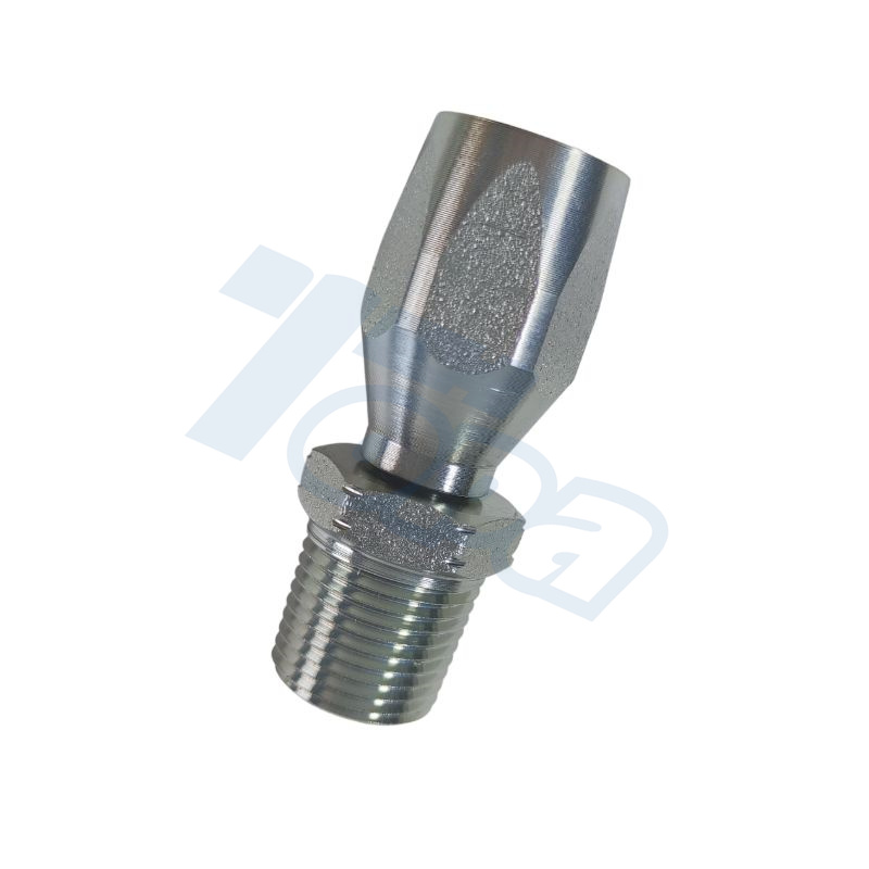 15618 Reusable NPT Thread Hydraulic Male Hose Fitting