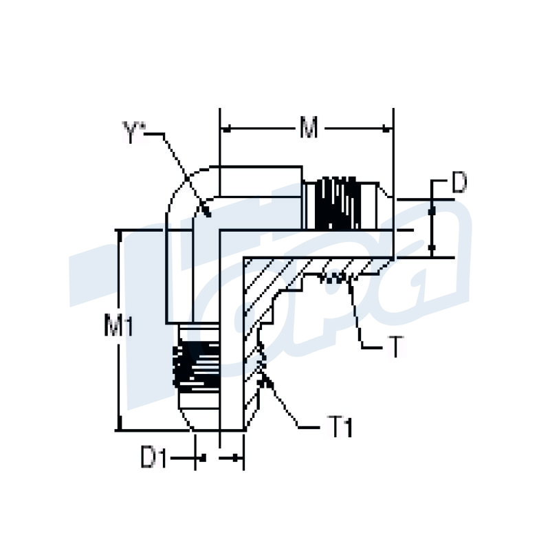 2500 - JIC Hydraulic Adapter Fittings Supplier - Topa