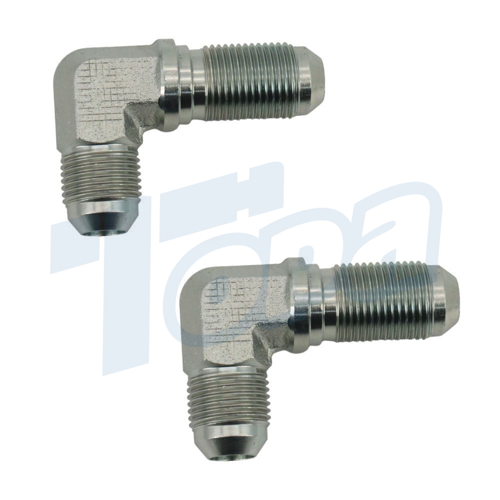 2701 - JIC Bulkhead Elbow Hydraulic Fitting Adapters - Topa