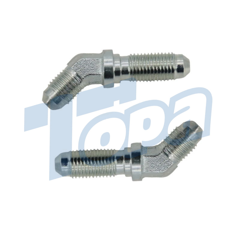 2702 - 45° Elbow Bulkhead Hydraulic JIC Fittings - Topa