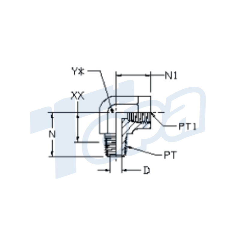 5502 - NPT Hydraulic Fittings Adapters Wholesaler - Topa