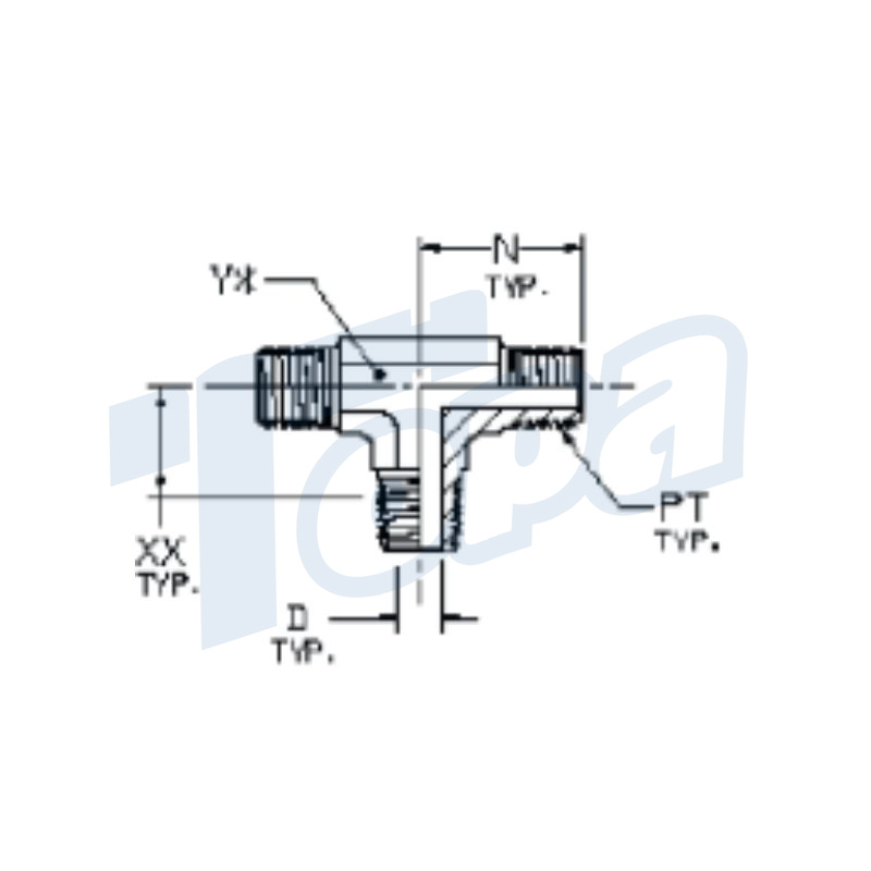 5600 - NPT Male Hydraulic Fitting Supplier in China - Topa