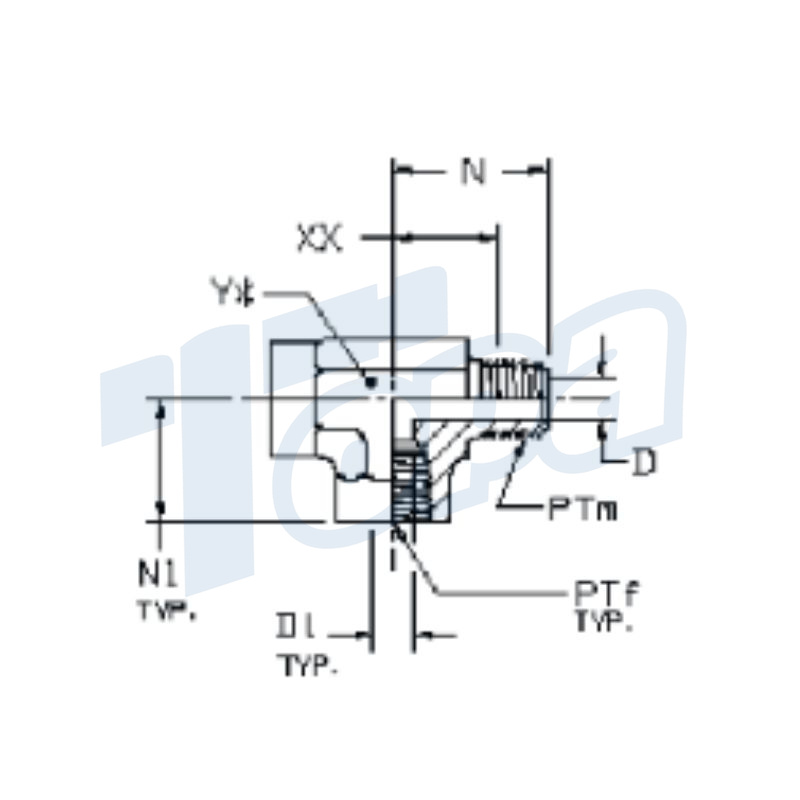 5602 - NPT Tee Hydraulic Connector Manufacturer - Topa