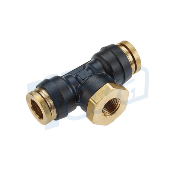 Female Branch Tee Composite Push Air Fittings Factory- Topa