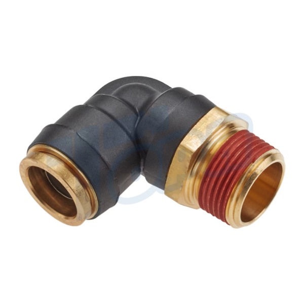 Male Elbow Swivel Composite Push Lock Fitting Supplier -Topa
