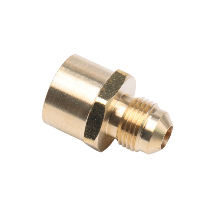 Flare to FIP Straight Brass Nipple Fitting - Topa