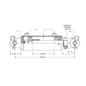 CMH - Welded Clevis End Hydraulic Cylinder Supplier - Topa